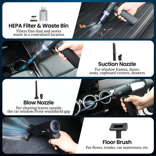 120W Cordless Handheld Vacuum Cleaner Mini Vac Portable Car Auto Wirel ...